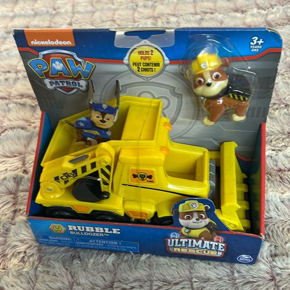Paw Patrol | Toys | Paw Patrol Rubbles Bulldozer Toy Vehicle With ...